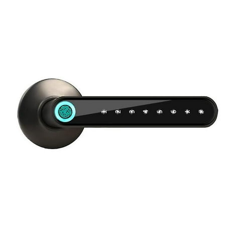 Fingerprint Door Lock Smart Bluetooth Password Handle Lock App Unlock ...