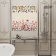 Abstract Colorful Wild Flower Canvas Artwork Painting Art, Retro Linen ...