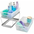 2-Tier Organizer, Multi-Purpose Slide-Out Storage with Handles and ...