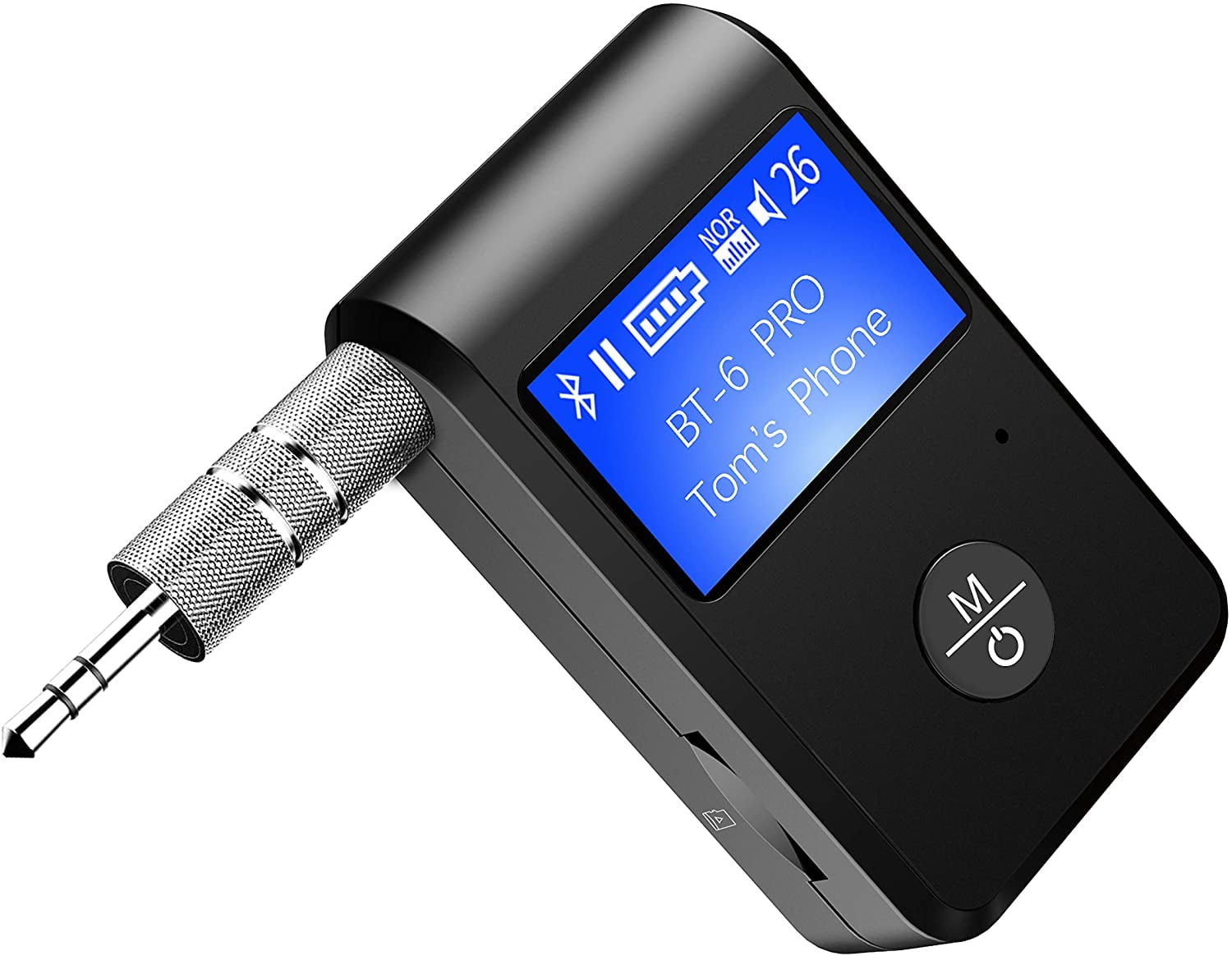 Visible Bluetooth Receiver,Aux Bluetooth Adapter 5.0 with Display ...