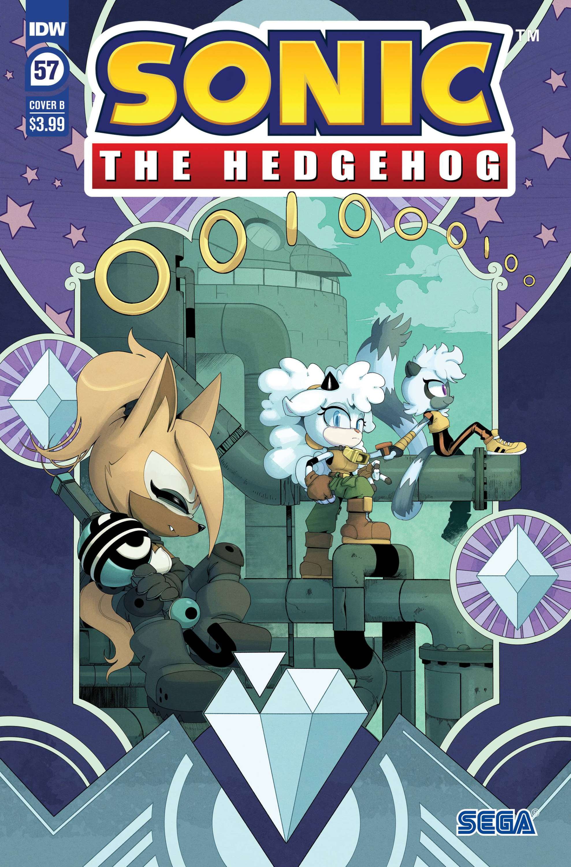 IDW Publishing Sonic The Hedgehog #57 (Adam Bryce Thomas Variant B ...