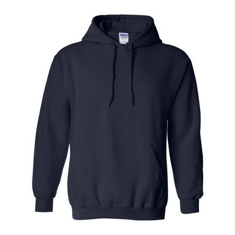 Gildan - Sudadera con capucha de combinación de tejidos Unisex (Azul ...