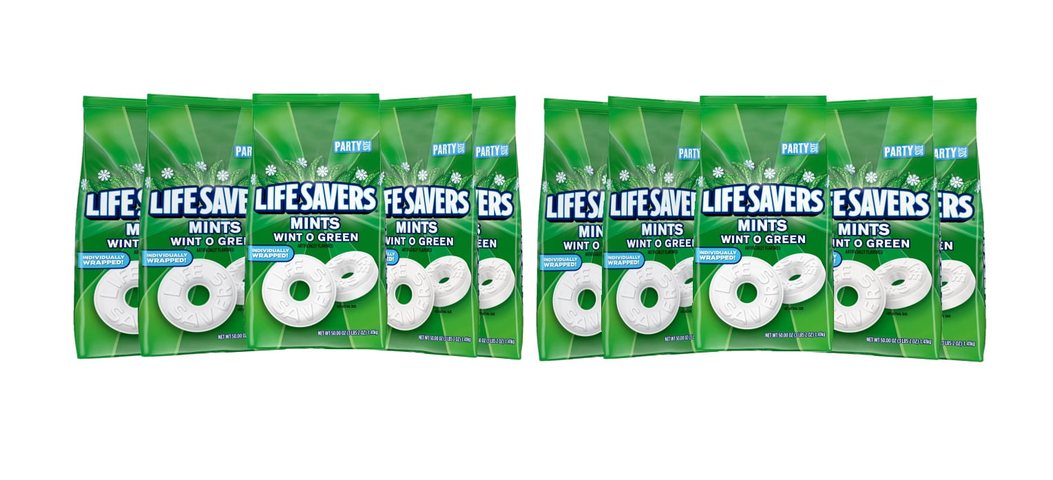 10 Pack | Life Savers Wint O Green Breath Mints 53.95 oz - Walmart.com