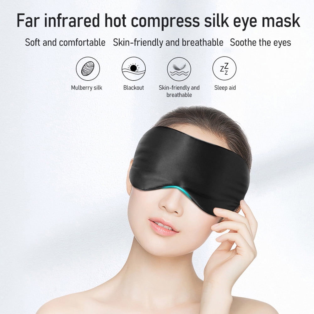 Buy Lankey Heated Eye Mask USB Eye Mask for Dry Eyes with Temperature ...