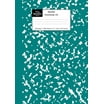 Pastel Stationery Notebooks A4: Marble Notebook A4: Mint Green College ...