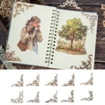 20Pcs Vintage Hollowed Corner Sticker Journal Border Sticker for ...