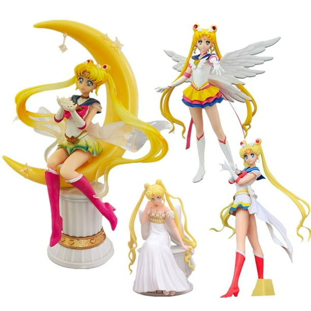 Bandai Sailor Moon Figure Tsukino Action Figure Cake Decoration ...