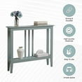 Kings Brand Furniture Ice Blue Wood Entryway Console Table – Narrow ...