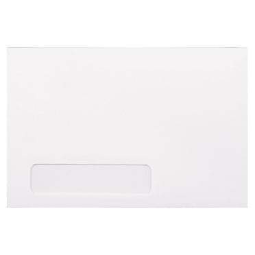 LUXPaper #10 Window Envelopes, 4 1/8 x 9 1/2, White, 50/Pack - Walmart.com