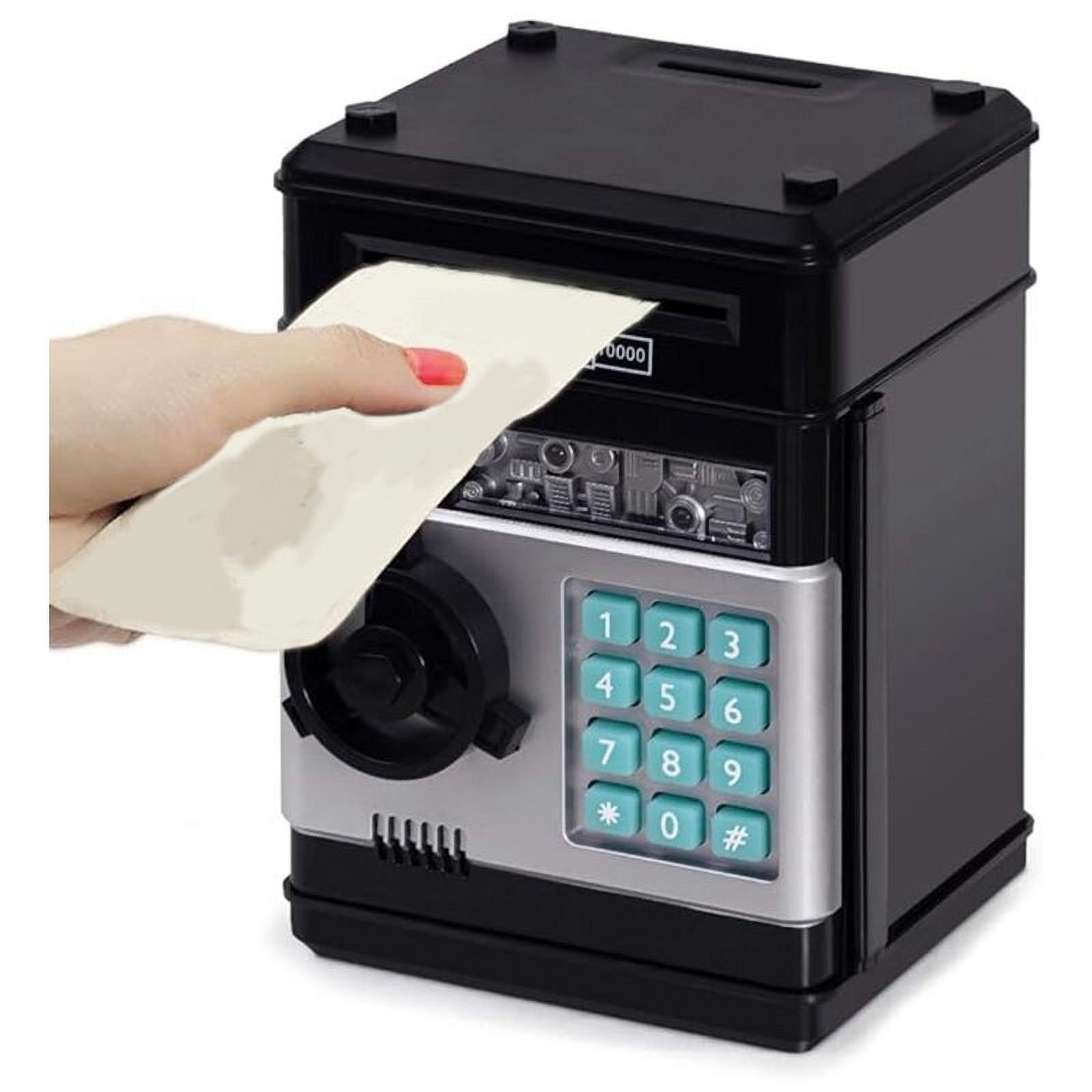 Hucha electrónica para niños, caja para ahorrar dinero, mini banco de ...