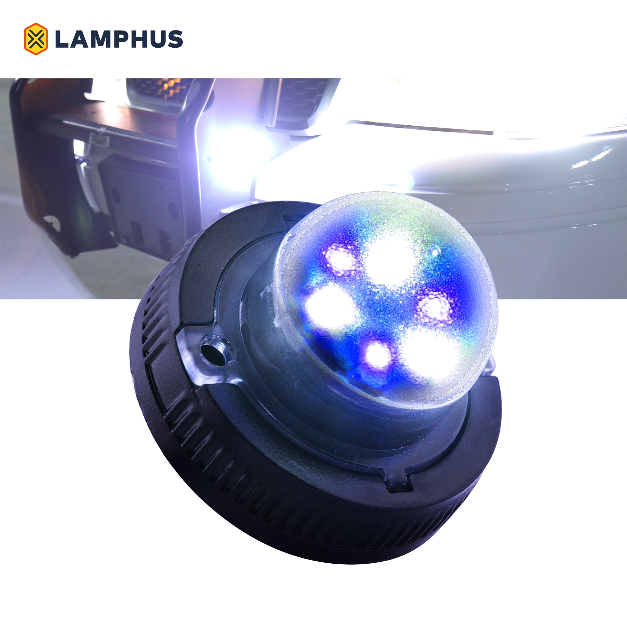 LAMPHUS SnakeEye II SEHA16 LED Hideaway Strobe Warning Lights [SAE ...
