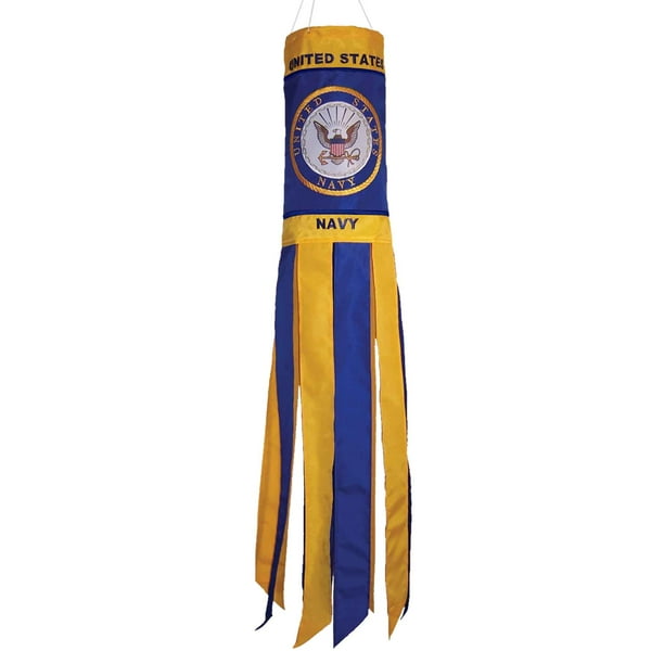 In the Breeze 4142 — US Navy Windsock 40 in. H x 6 in. W — Bright ...