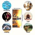 1 Adorable Mongoose Beach Towel - Lightweight Retro Design with Vivid ...