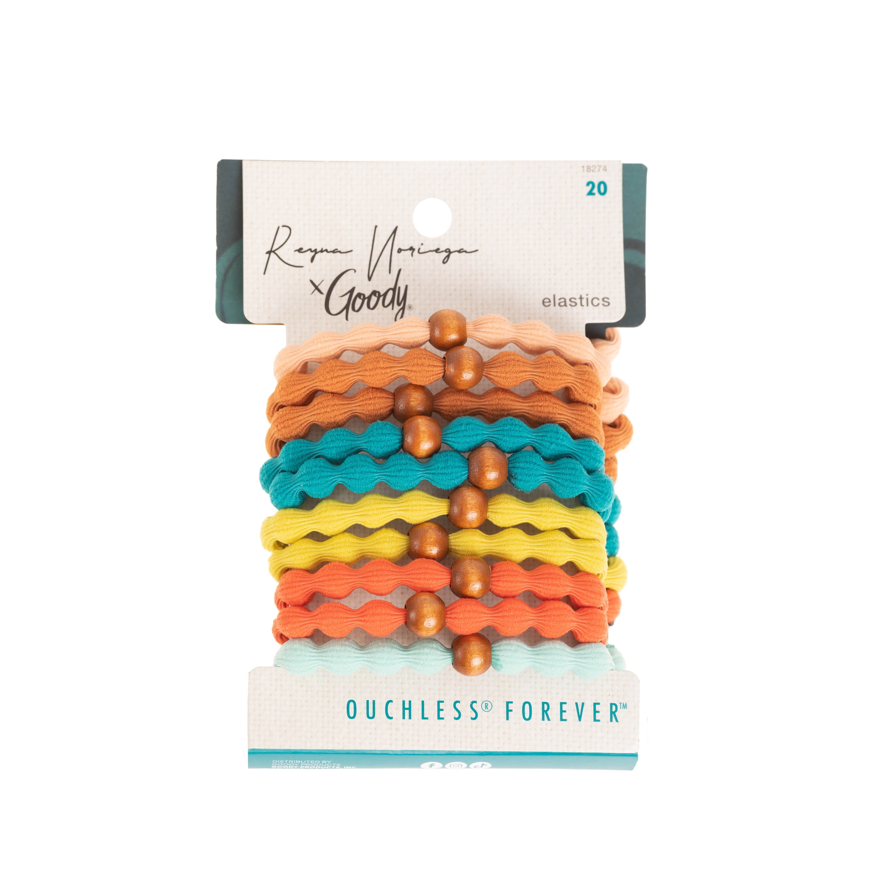 Goody Tru X Reyna Noriega Collab Ouchless® Forever™ Elastics, 20 CT ...