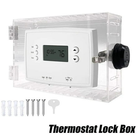 Large Universal Thermostat Lock Box with Combination Lock Clear ...