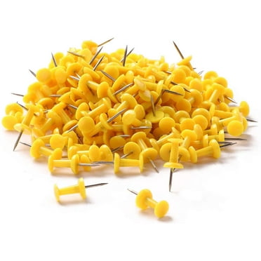 100 Pieces Jumbo Giant Large Push Pins 1 Inch Standard Thumb Tacks ...