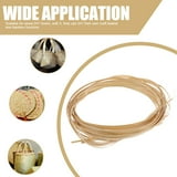 Dytern DIY 1 Roll of Bamboo Basket Weaving Strips DIY Flat Bamboo ...