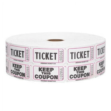 Double Roll Raffle Tickets, Assorted, 500ct - Walmart.com