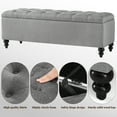 Gericco 50 2 Inches Ottoman With Storage Storage Ottoman Bench With