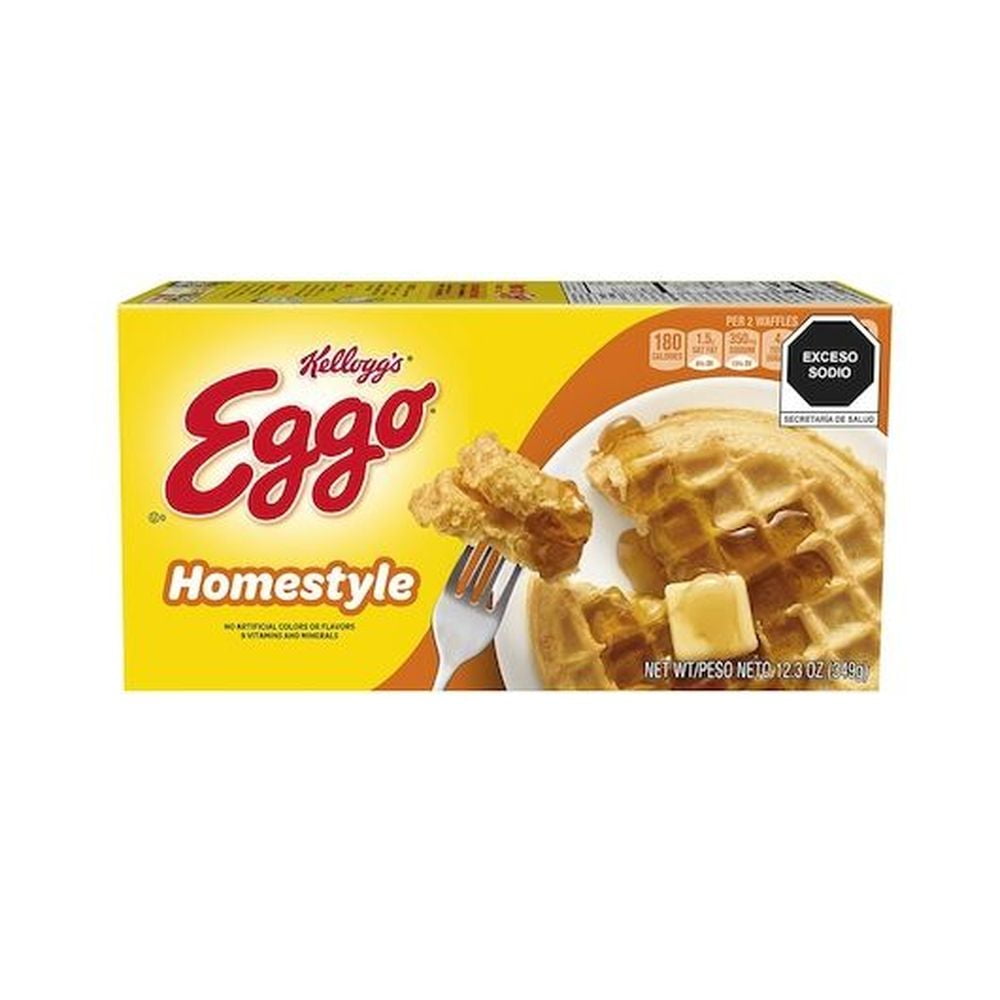 Kelloggs Eggo Homestyle Waffles, 12.3 Ounce -- 8 per case - Walmart.com