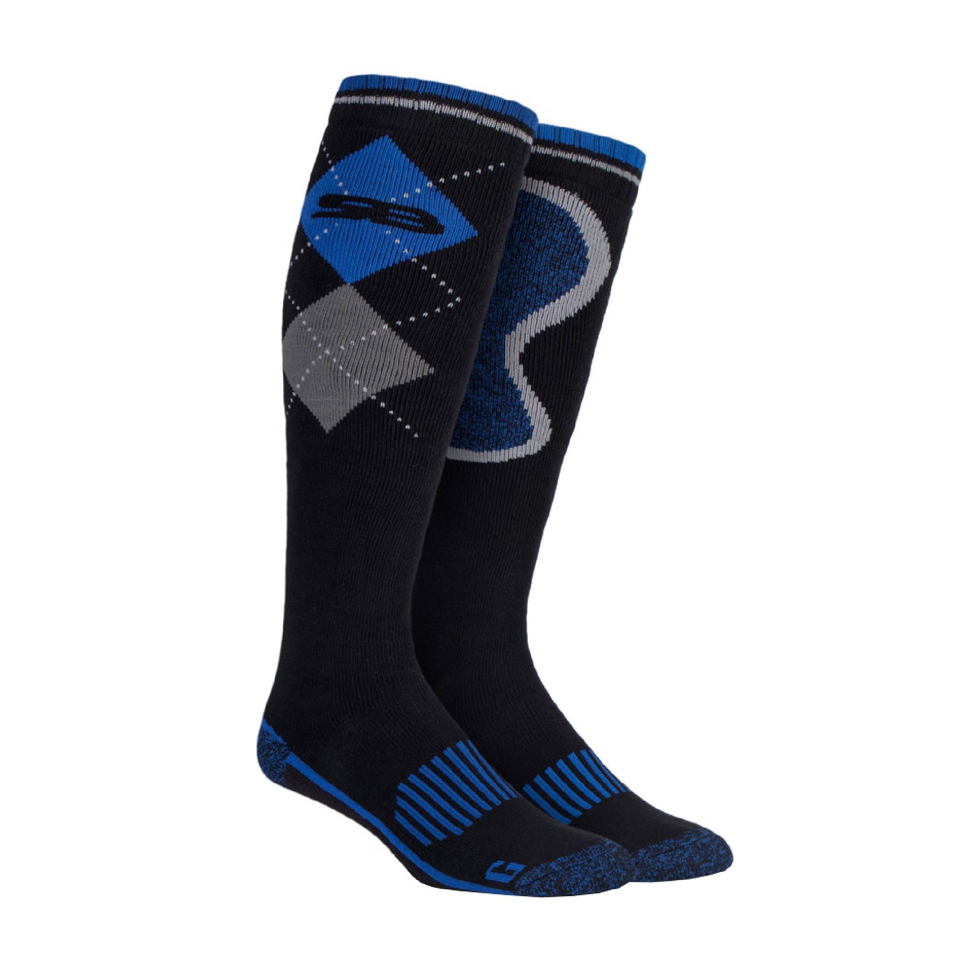 Storm Valley - Mens Extra Long Knee High Wool Blend Thermal Boot Socks ...