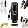 Black Personal Fan Water Bottle, Rechargeable Misting Spray Bottle ...