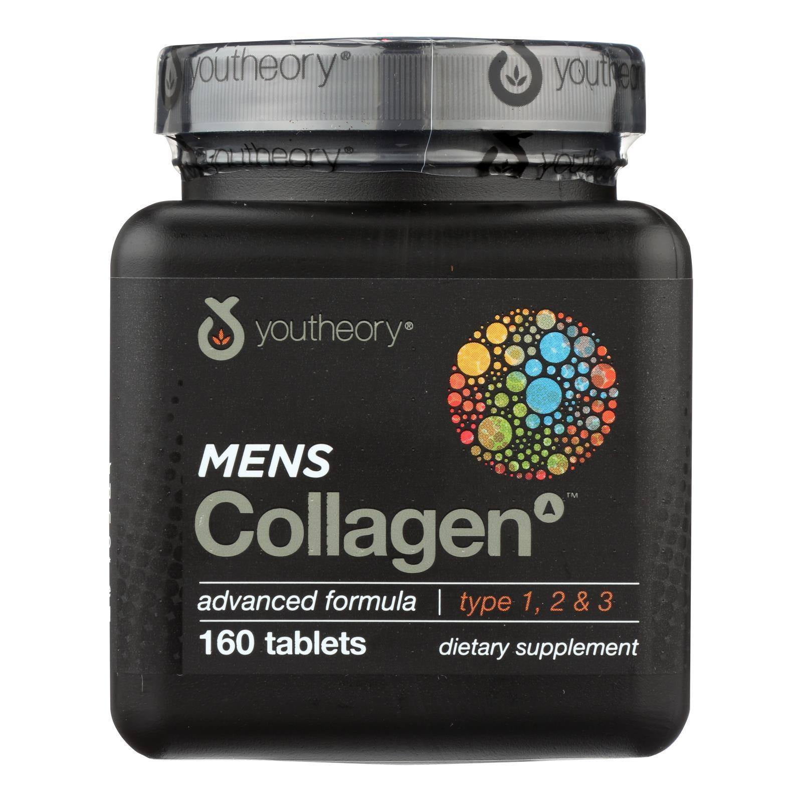 Youtheory Collagen - Mens - Advanced - 160 Tablets - Walmart.com