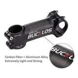 BUCKLOS 31.8mm Carbon+Aluminum Bike Stem 6/17 Degree 60~120mm Mountain ...