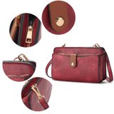 MKF Collection Muriel Vegan Leather Women's Crossbody Bag with Card ...