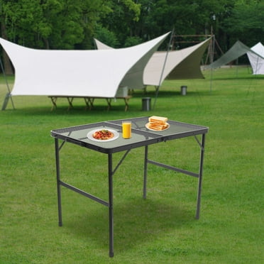 Zimtown 3 Feet Portable Folding Table Outdoor Picnic Camping Party ...