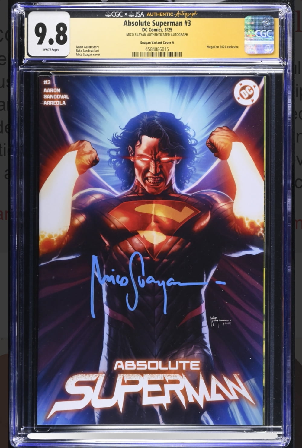 Absolute Superman #3 - CGC 9.8 Comic Book - Walmart.com