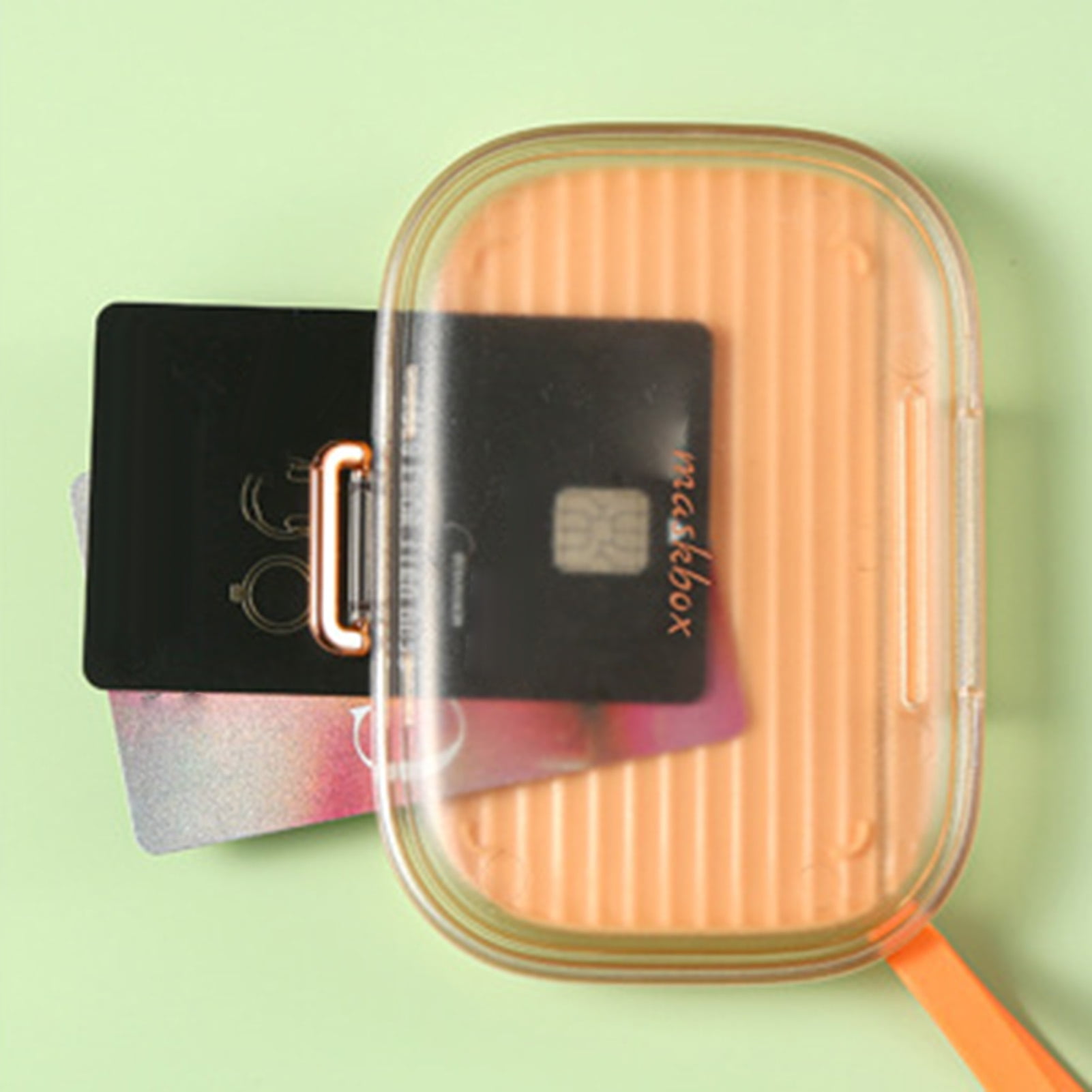 DISHAN Face Cover Box Face Cover Storage Small Size Convenient Face ...