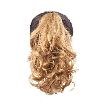 kurtrusly Hair Pin Curly Ponytail Styling Plastic Hair Extension ...