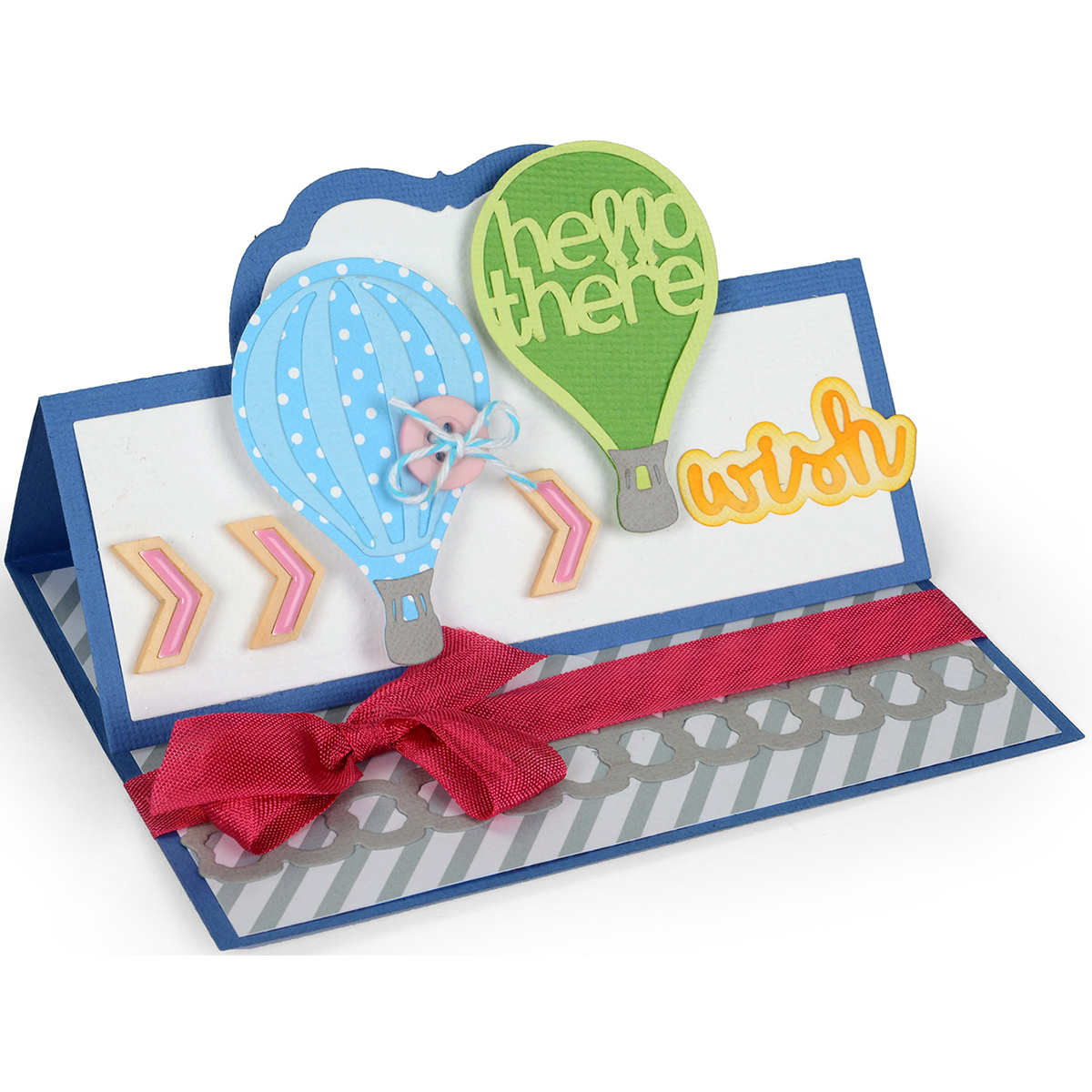 Sizzix Triplits Dies By Stephanie Barnard-Hot Air Balloons, 9/Pkg ...