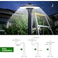 100W LED Post Top Light with Photocell, 14000Lm 5000K Circular Area ...