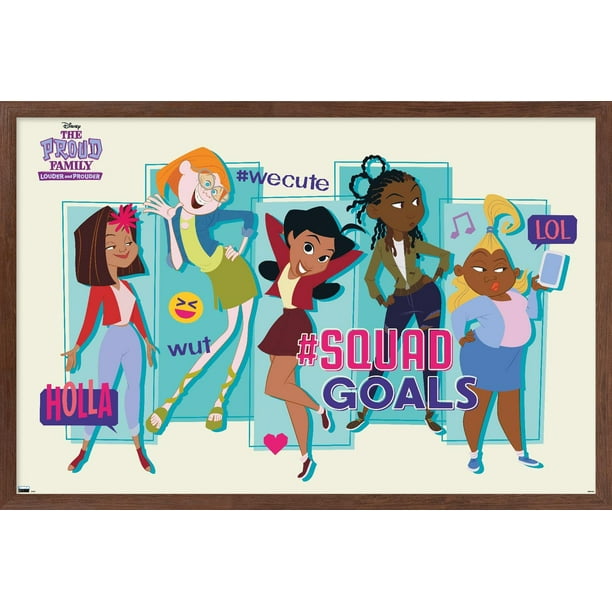 Disney The Proud Family Louder and Prouder - Squad Wall Poster, 22.375 ...