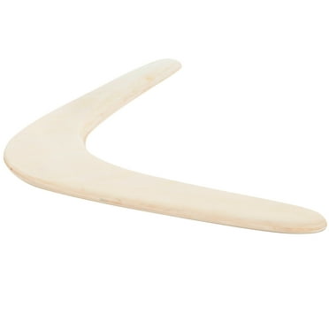 Sturdy Wooden Handcrafted Boomerang, with Flight Instructions, Right ...