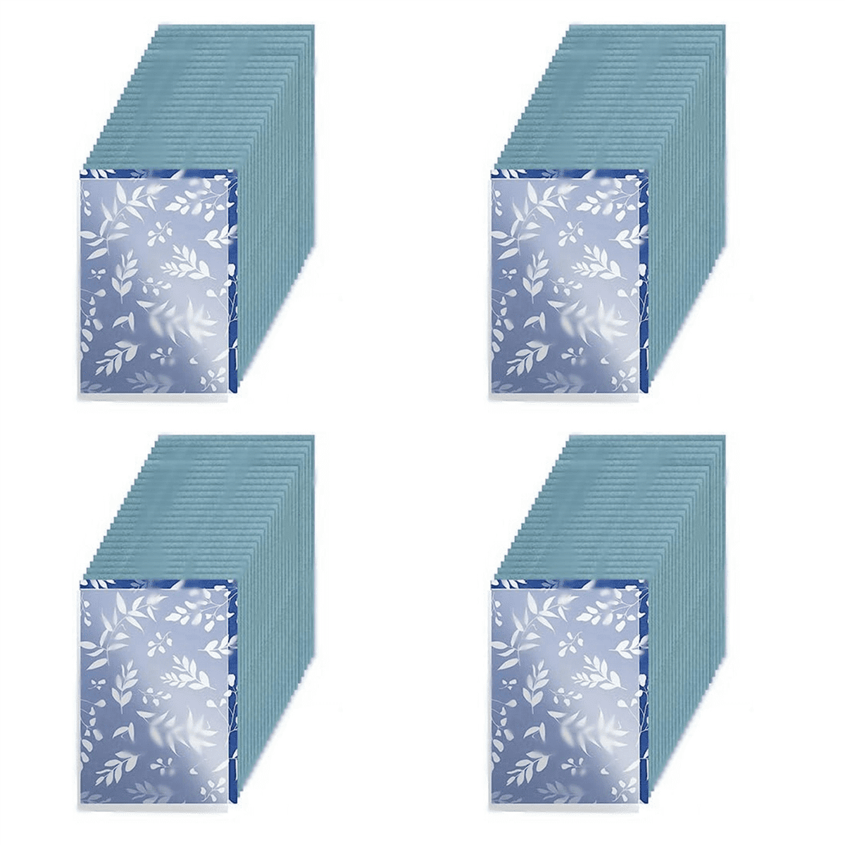 120 Sheets Cyanotype Paper, Sun Art Paper Kit, Solar Drawing Paper ...