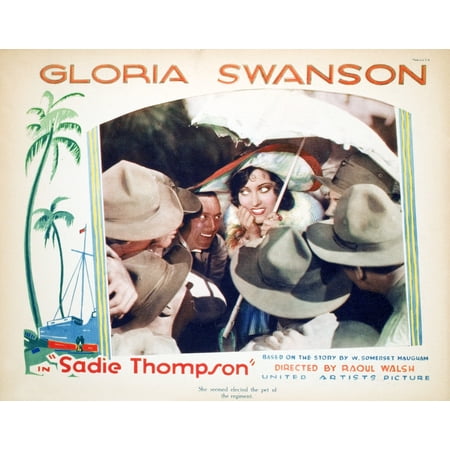 Sadie Thompson Gloria Swanson 1928. Movie Poster Masterprint (28 x 22 ...