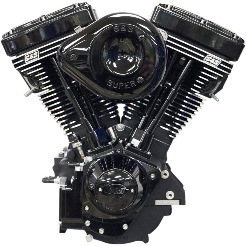 S&S Cycle 310-0925 V124 Complete Engine - Black Edition - Walmart.com