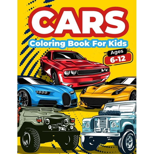 Cartoon Girls Cars Coloring Pages