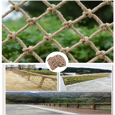 Rope Netting Fence Child Safety Net Heavy Duty Hemp Rope Cargo Net ...