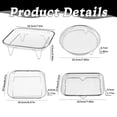 Stackable Stainless Steel Fryer Grill Rack, Oven & Air Fryer Steaming ...