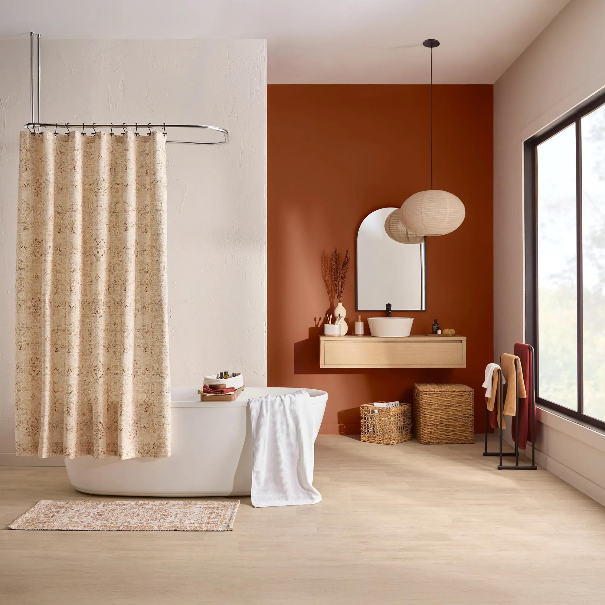 Click here for Bouclair Mustard Persia Shower Curtain 72 X 72 In... prices