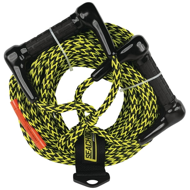 Seachoice 86729 1-Section 75' Water Ski Rope with Double Handle ...