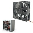 120mm 6000RPM quiet Cooling Fan 12V 2.7A Brushless Radiator Fan for ...