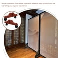 2Pcs Room Divider Stand with Wheels Plastic Room Divider Stand ...