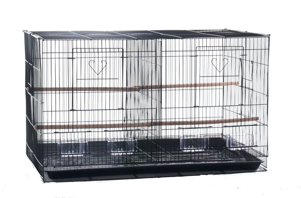 Large 30" Center Divider Breeding Breeder Bird Flight Cages For ...