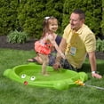 Step2 Waterbug Splash Pad Green Plastic Outdoor Water Playset for ...