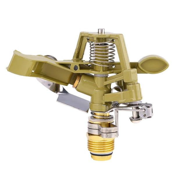 Irrigation Sprinkler,360° Rotary Zinc Alloy Water Irrigation Sprayer ...